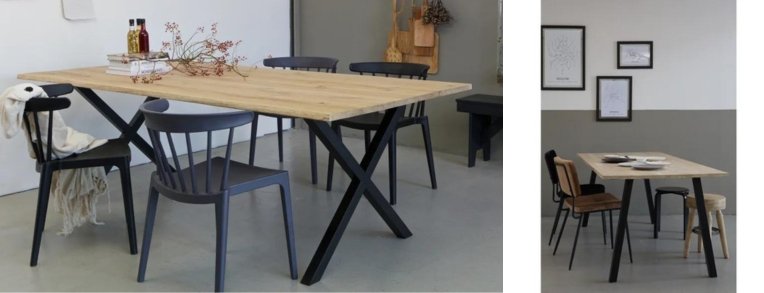 Ben til plankeborde | Køb plankebordben online | BOBO