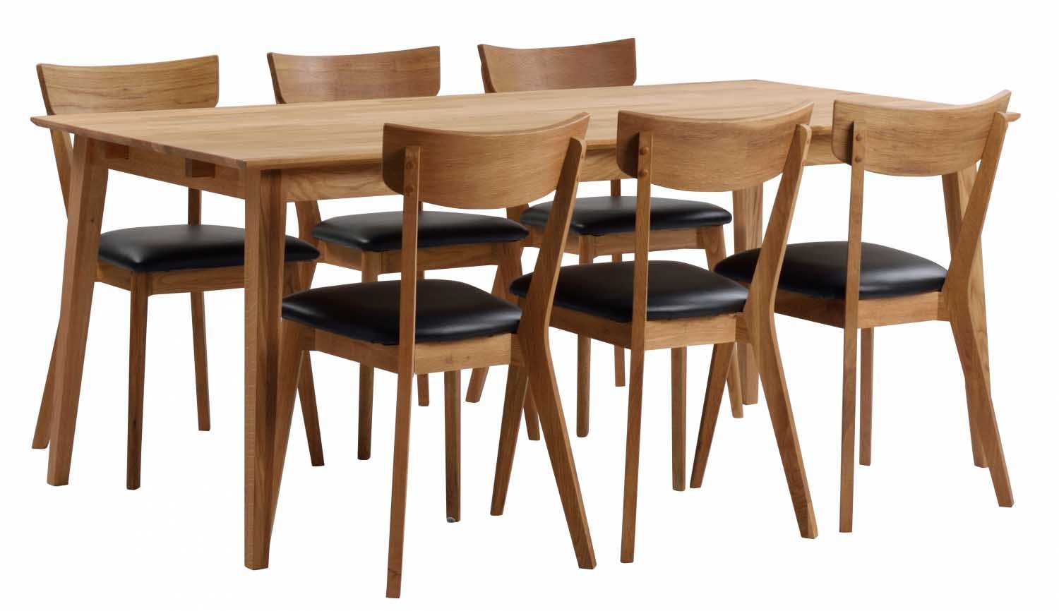 ROWICO Filippa spisebord - olieret eg, m. udtræk (180x90) - Spiseborde ...