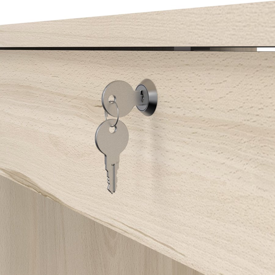 TVILUM Function Plus skrivebord, m. 1 rum og 5 skuffer, | Køb nu