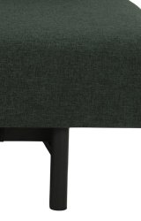 ACT NORDIC Malling sovesofa, m. udtræksseng og 2 puder - grøn stof og ...